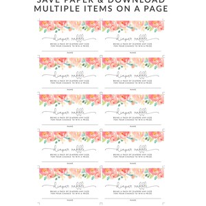 Cute Pink Baby Shower Bring Diapers Card Printable, Girl Diaper Raffle ...