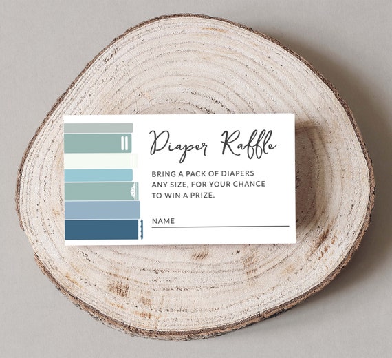 Storybook Baby Shower Bring Diapers Card Printable Diaper | Etsy