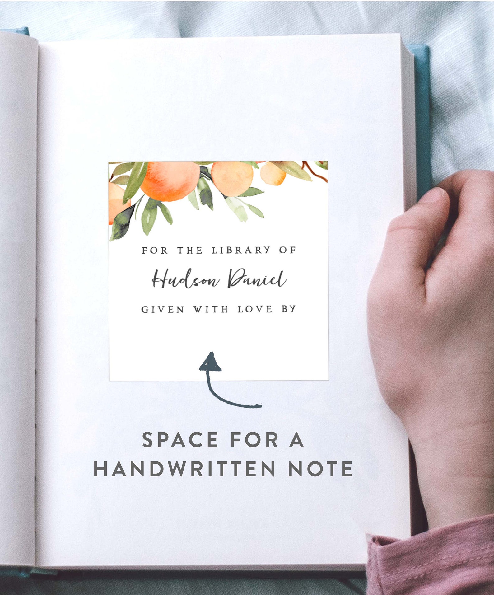 From the Library of Labels Template Editable Book Labels | Etsy