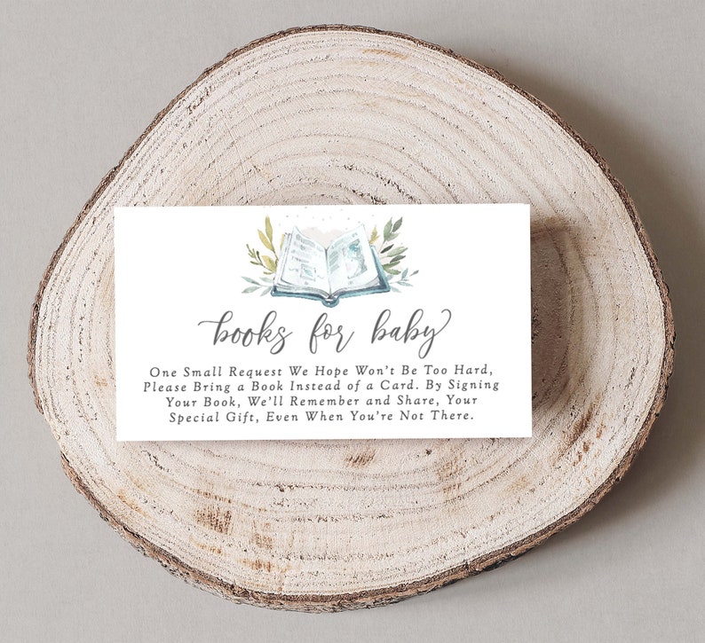 Storybook Baby Shower Books for Baby Insert Book Themed Baby | Etsy