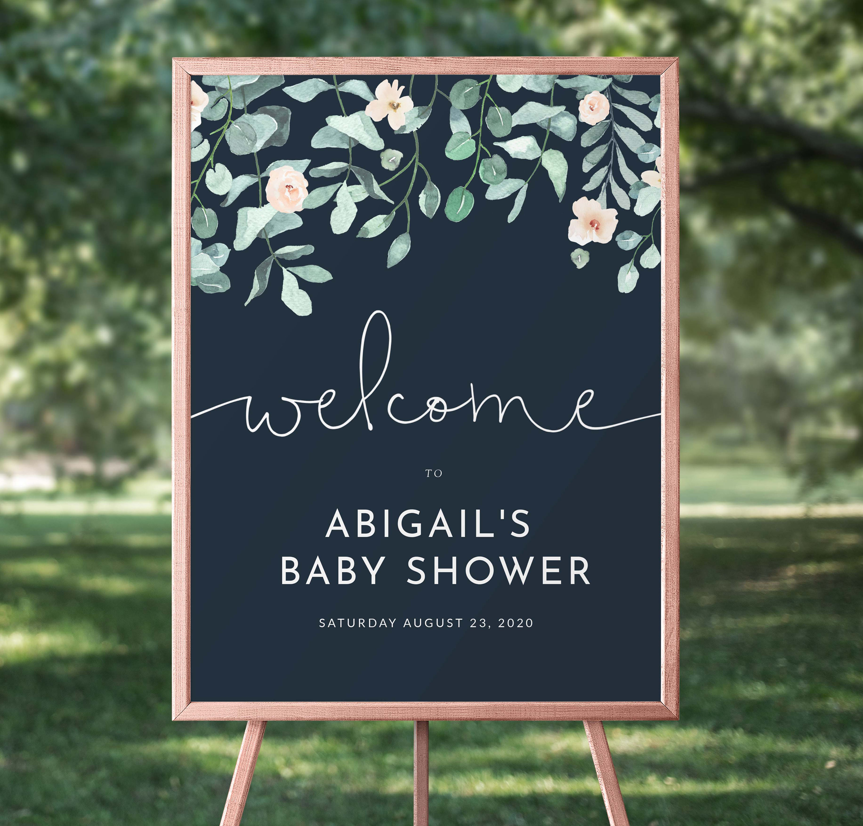 Baby Shower Welcome Signs Download, Editable Welcome Bridal Shower ...