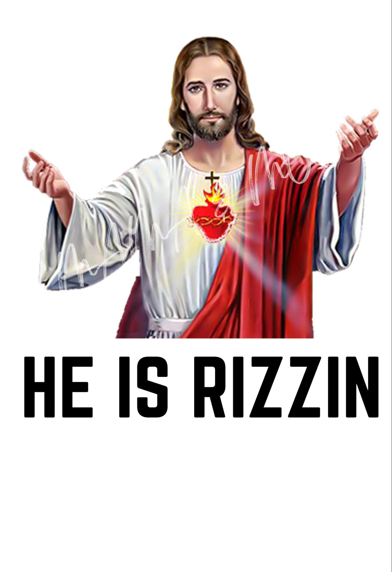 He is Rizzin - Etsy