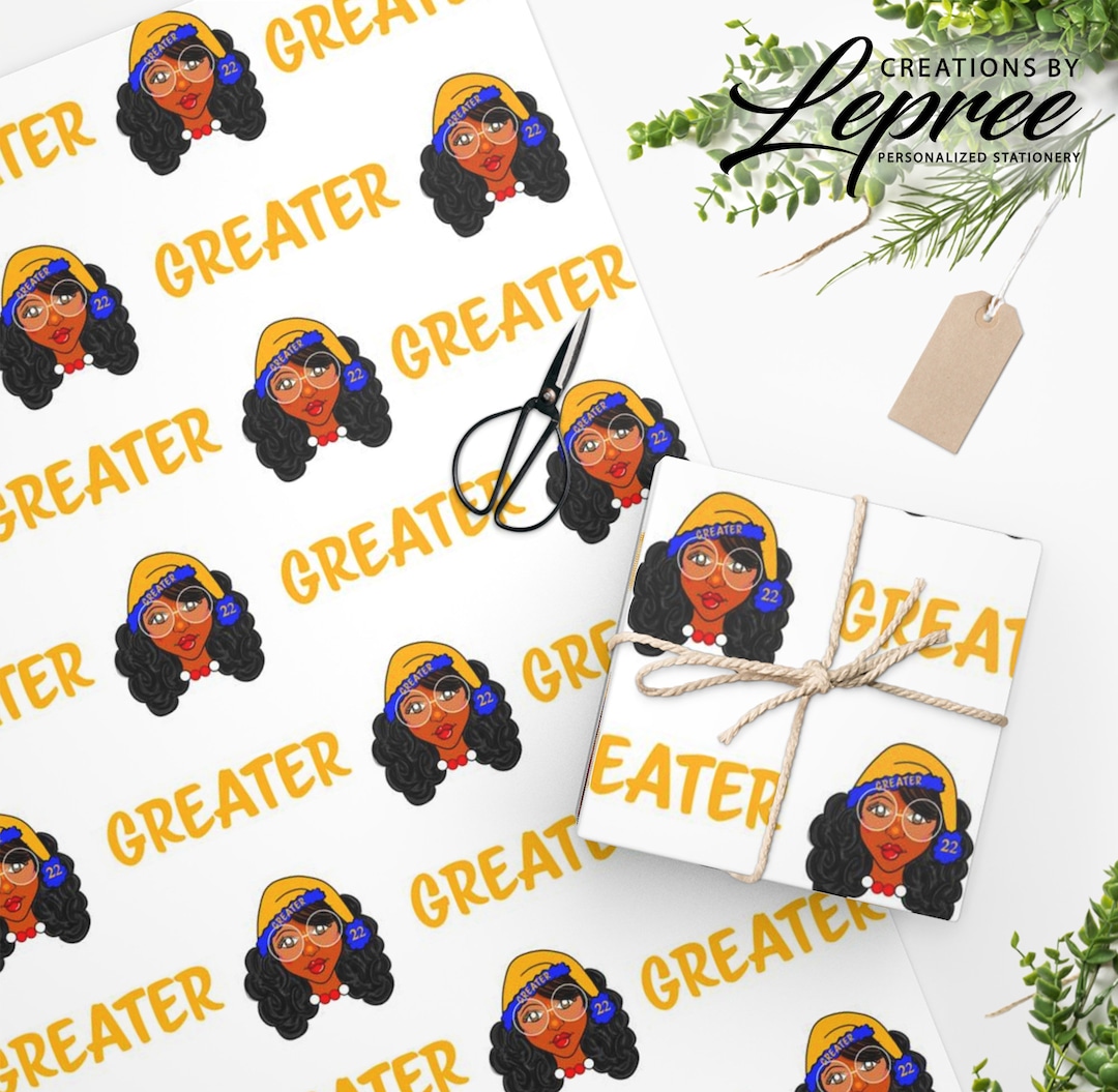 Sigma Gamma Rho, Sgrho Personalized Christmas Wrapping Paper - Etsy