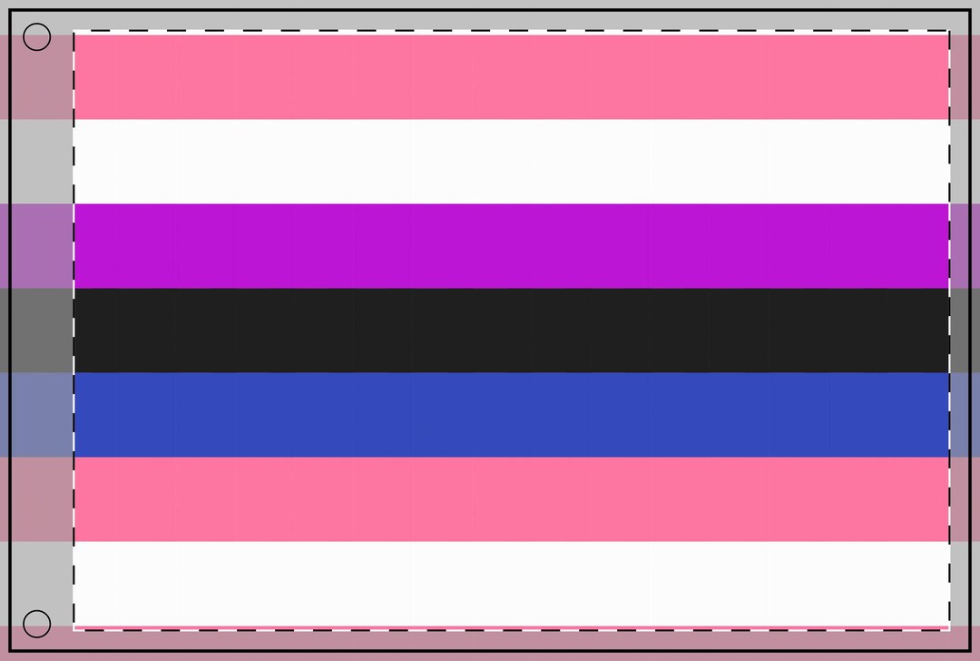 Genderfluid Pride Flag: Double-sided Rainbow Banner - Etsy