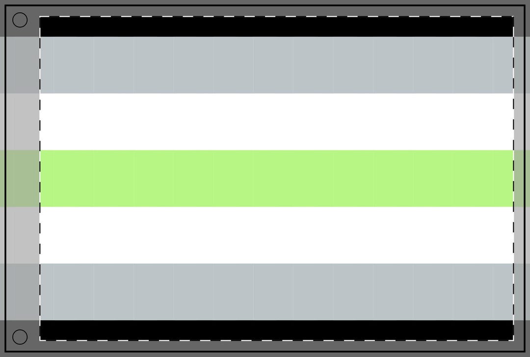 Agender Pride Flag: Double-sided Banner for Home & Garden - Etsy