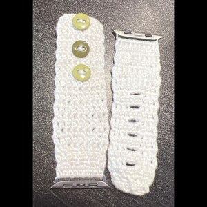 CUSTOM Crochet Apple Watch Band - Custom Made - All Sizes Offered All ...
