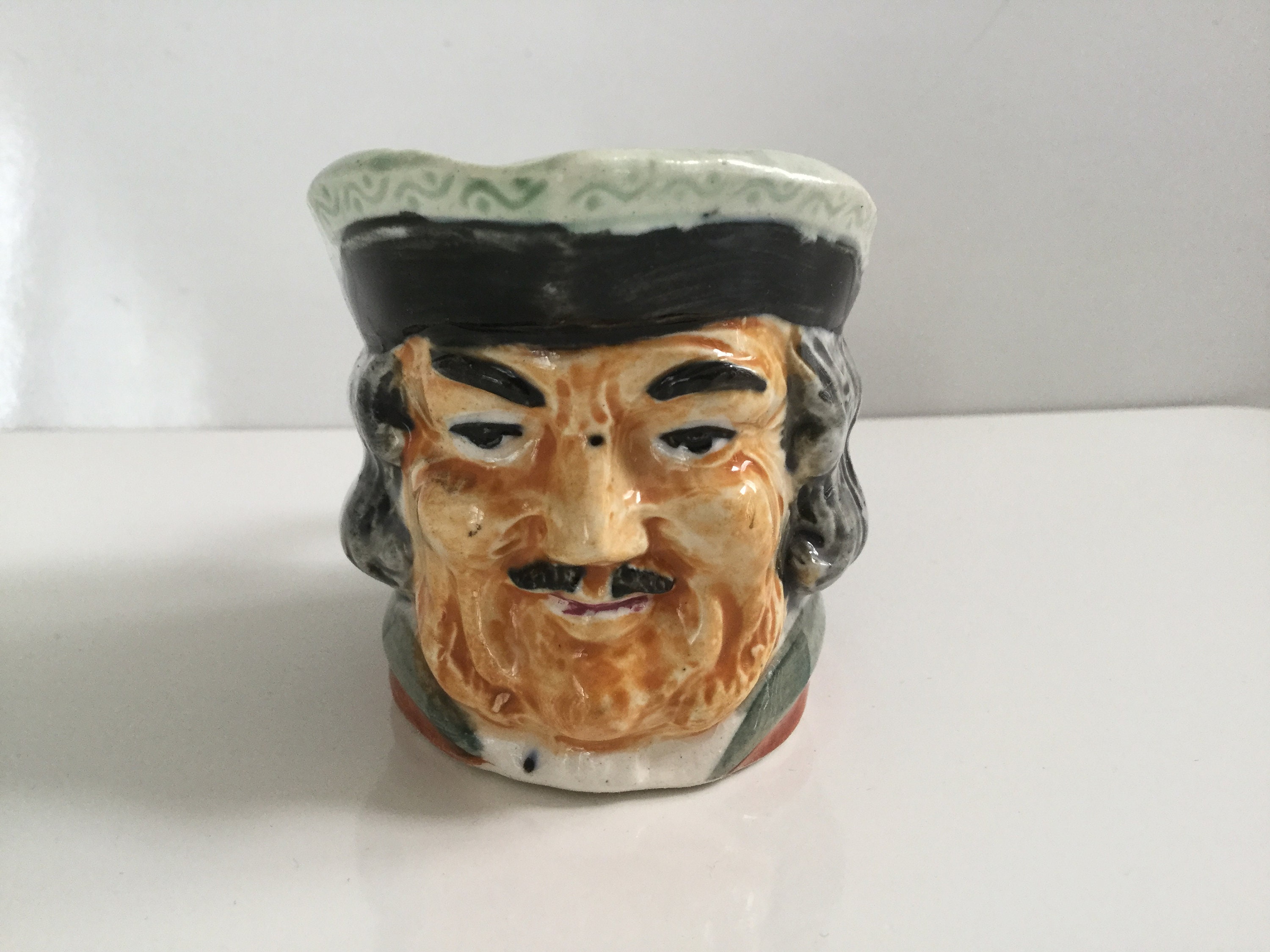 Toby Mug Occupied Japan Character Man with Mustache WWII | Etsy