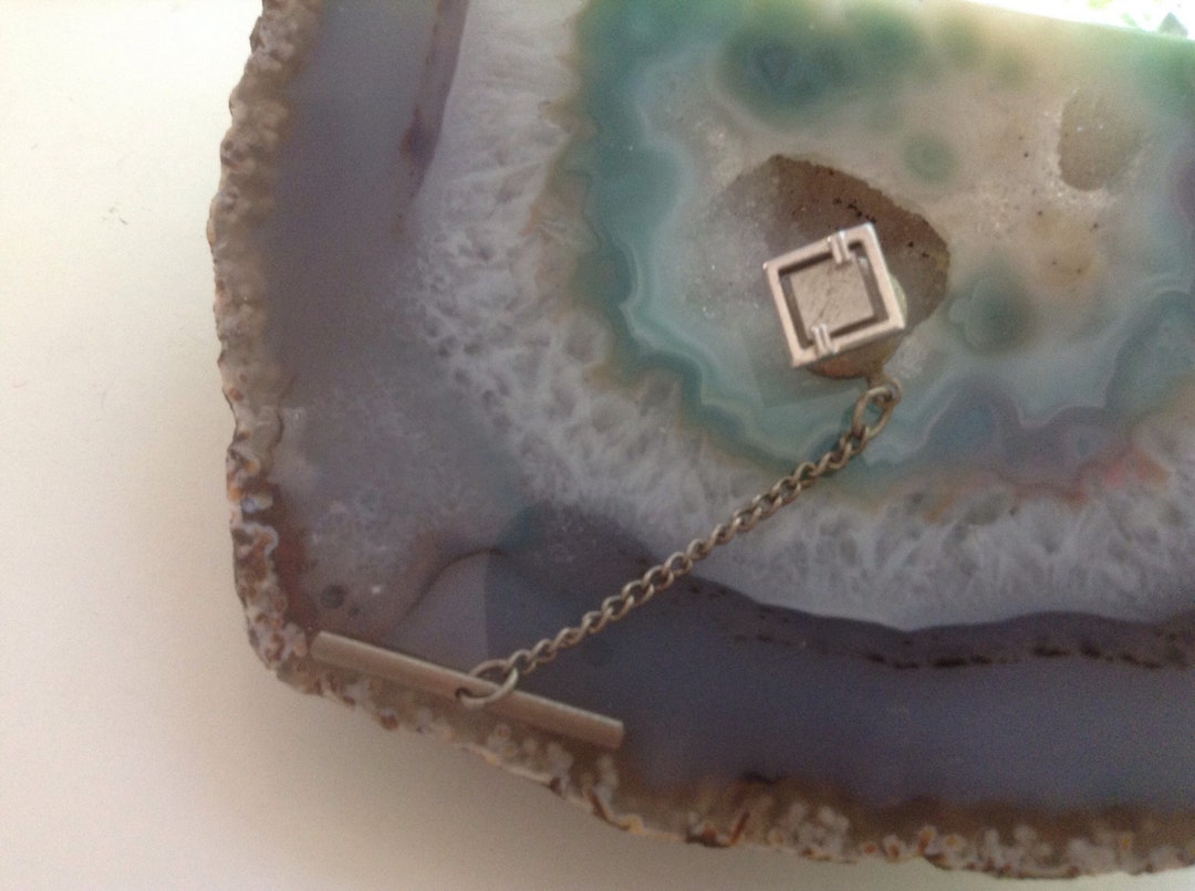 Swank Tie Bar "gift for Him" Small Engraveable Madmen Gentleman Formal ...