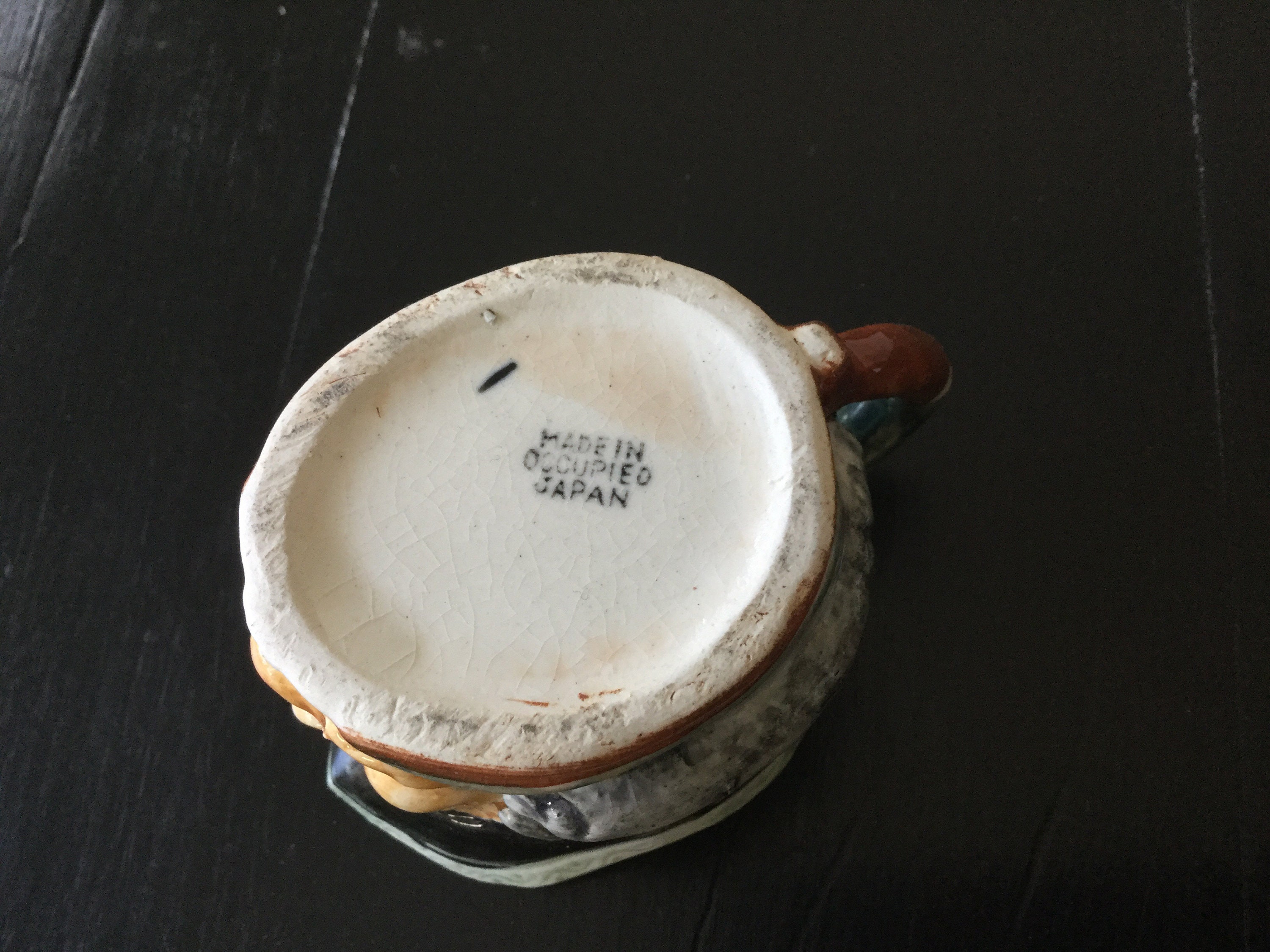 Toby Mug Occupied Japan Character Man with Mustache WWII | Etsy