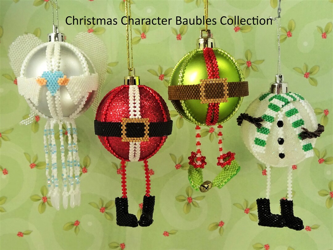 DIGITAL TUTORIAL COLLECTION - Christmas Character Bauble Collection - Etsy