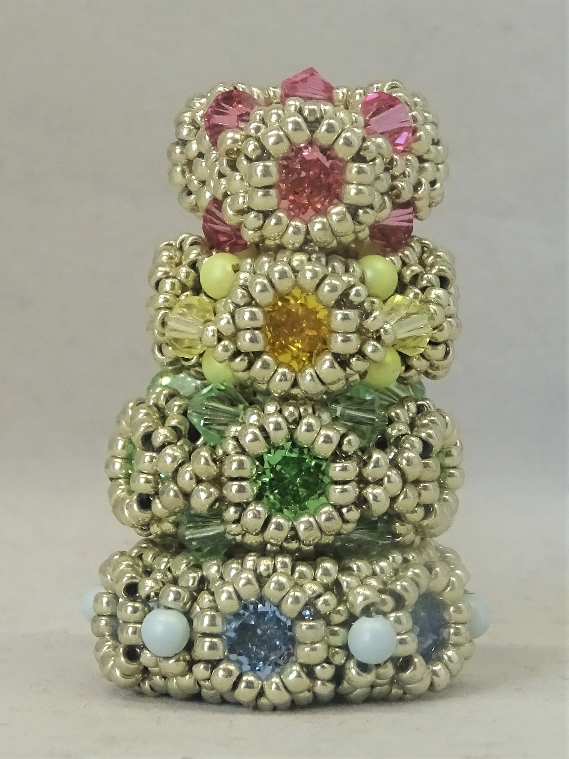 DIGITAL TUTORIAL Reinventing the Wheel Beaded Bead Tutorial Beadweaving ...