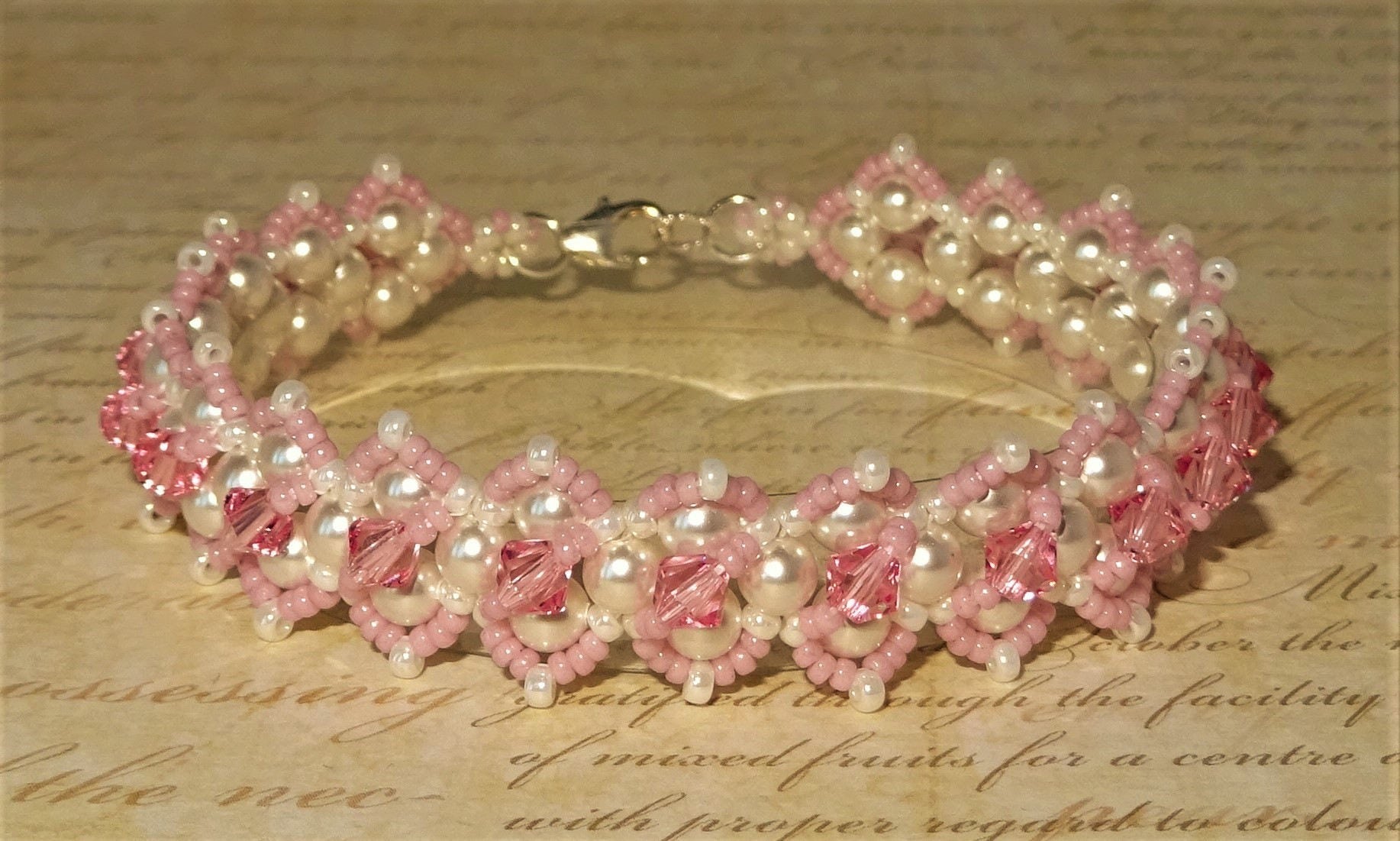 DIGITAL TUTORIAL Serena Bracelet Tutorial Beaded Bracelet - Etsy