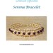 DIGITAL TUTORIAL Serena Bracelet Tutorial Beaded Bracelet Tutorial Beadweaving Tutorial Instant ...