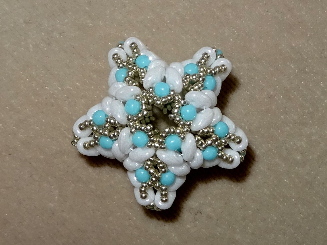 DIGITAL TUTORIAL Superstar Beaded Bead Tutorial Beaded Star Tutorial Beadweaving Tutorial ...