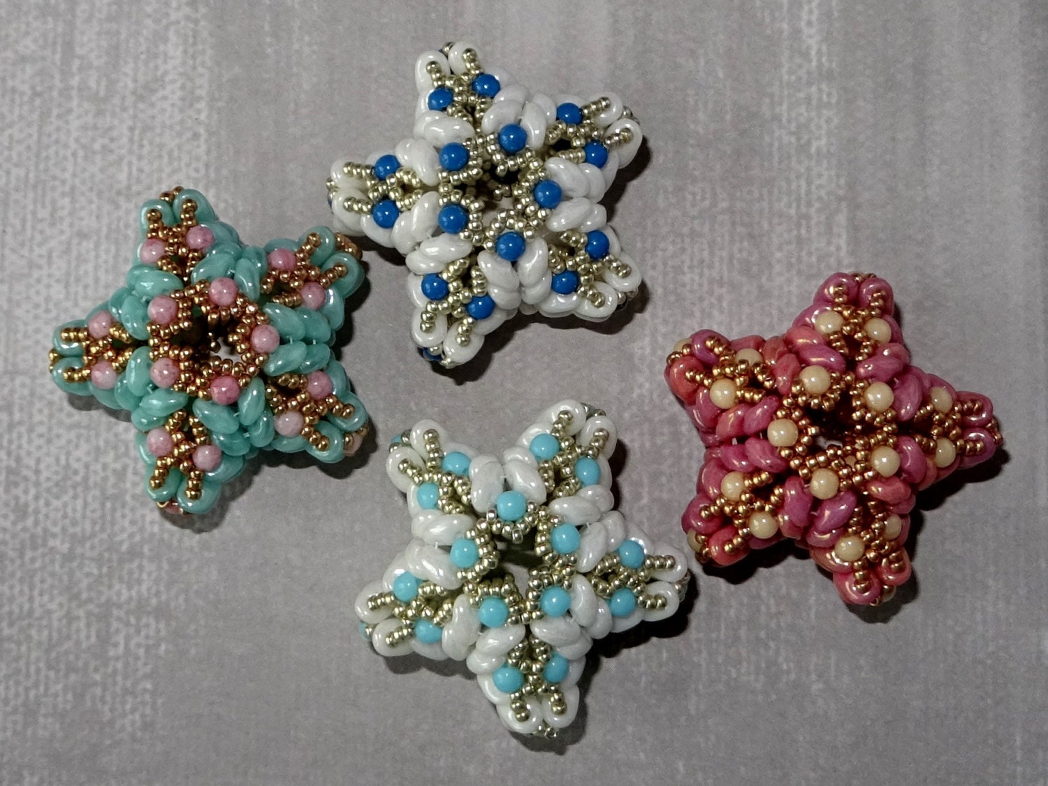 DIGITAL TUTORIAL Superstar Beaded Bead Tutorial Beaded Star Tutorial Beadweaving Tutorial ...