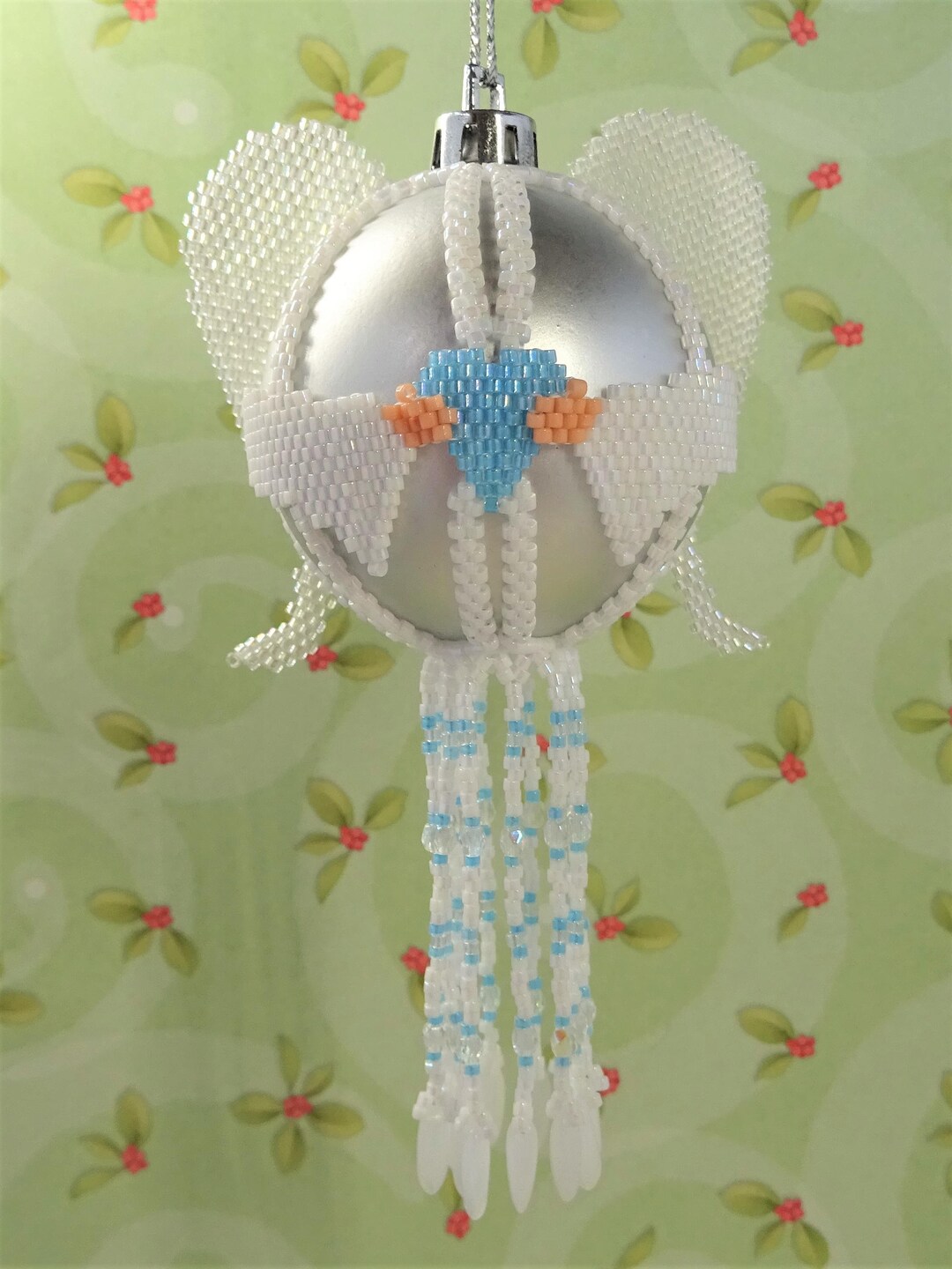 DIGITAL TUTORIAL Angel Bauble Tutorial Beaded Bauble Beadweaving ...