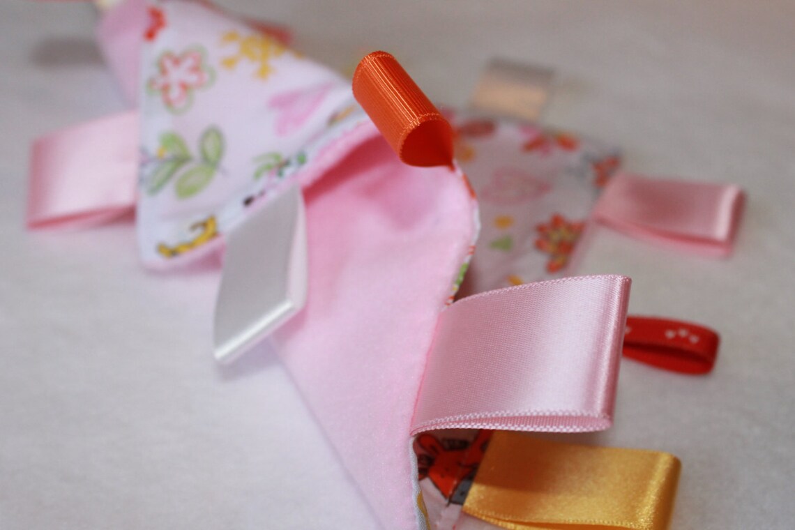 Sale Girl Taggy Blanket Taggies Sensory Blanket Taggy | Etsy