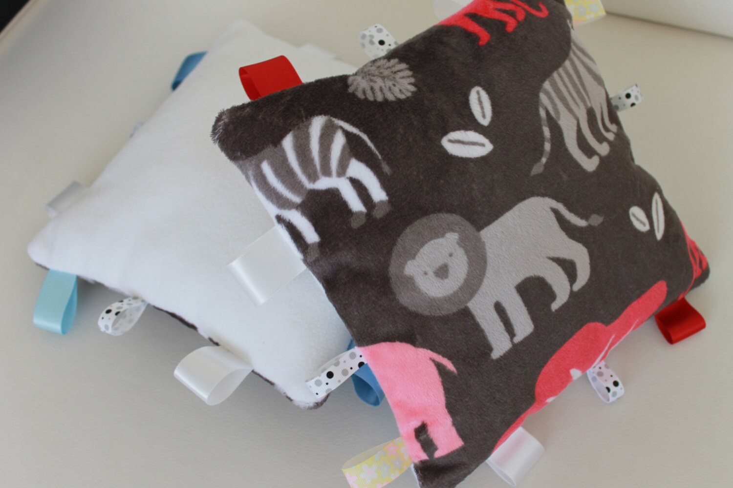 Baby Taggy Pillow Sensory Pillow Baby Comforter Taggies - Etsy