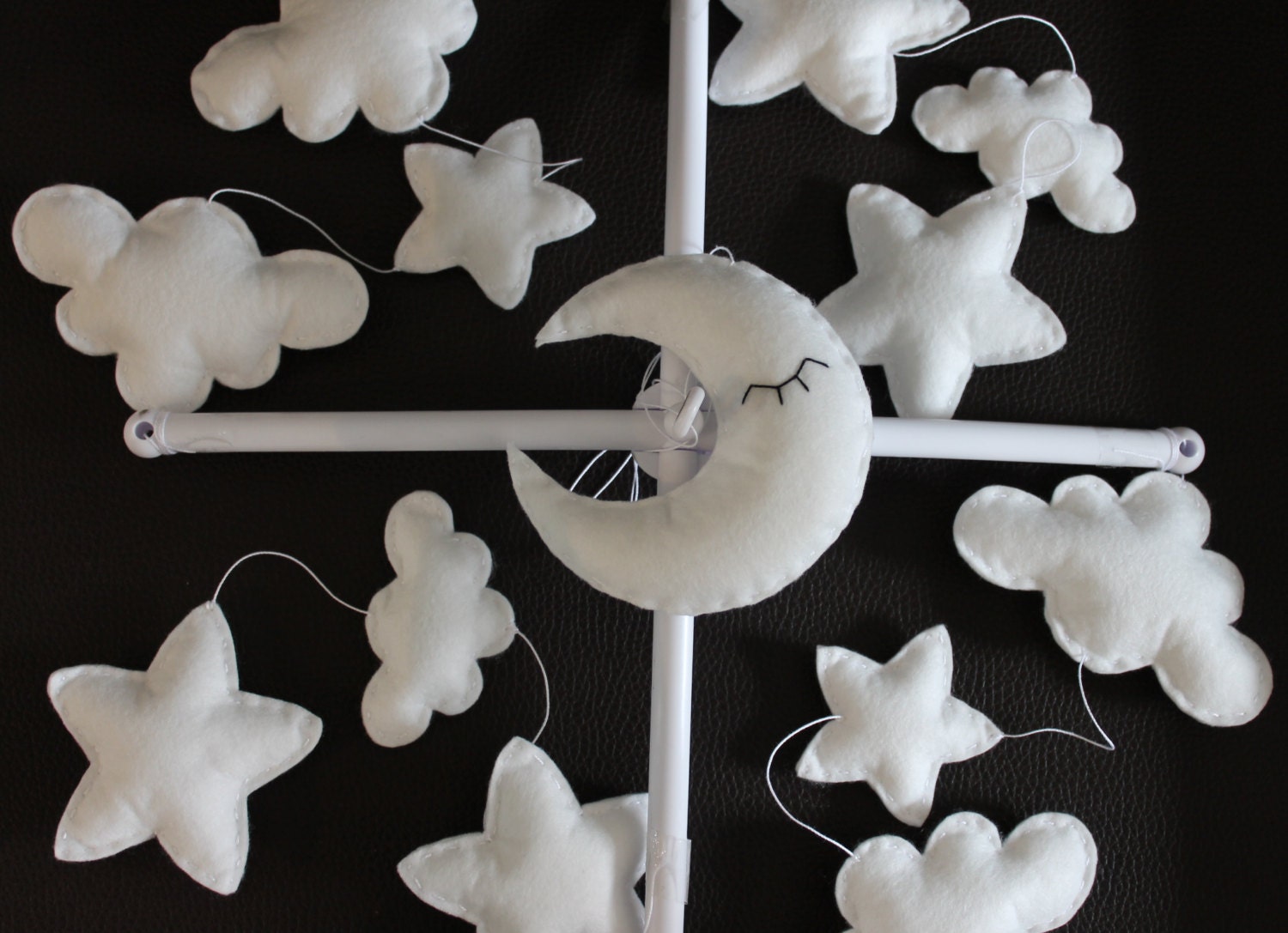 Sale Gorgeous Star Cloud Moon Mobile Musical Cot Mobile Star - Etsy