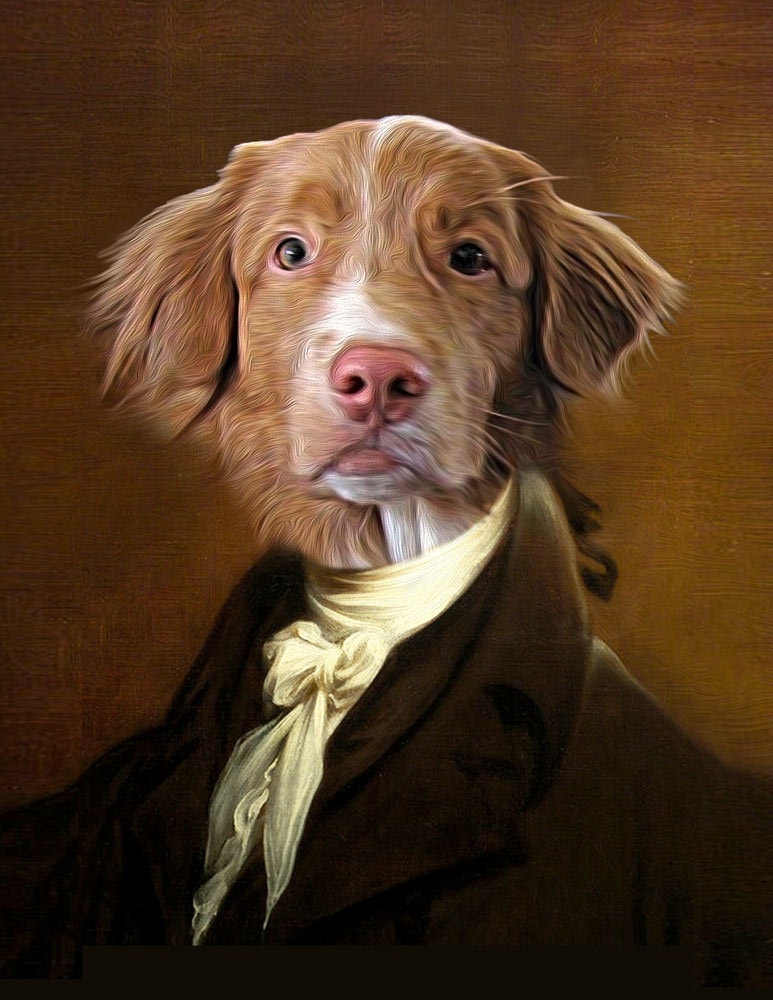Alexander Hamilton Pet Portrait Custom Renaissance Pet | Etsy