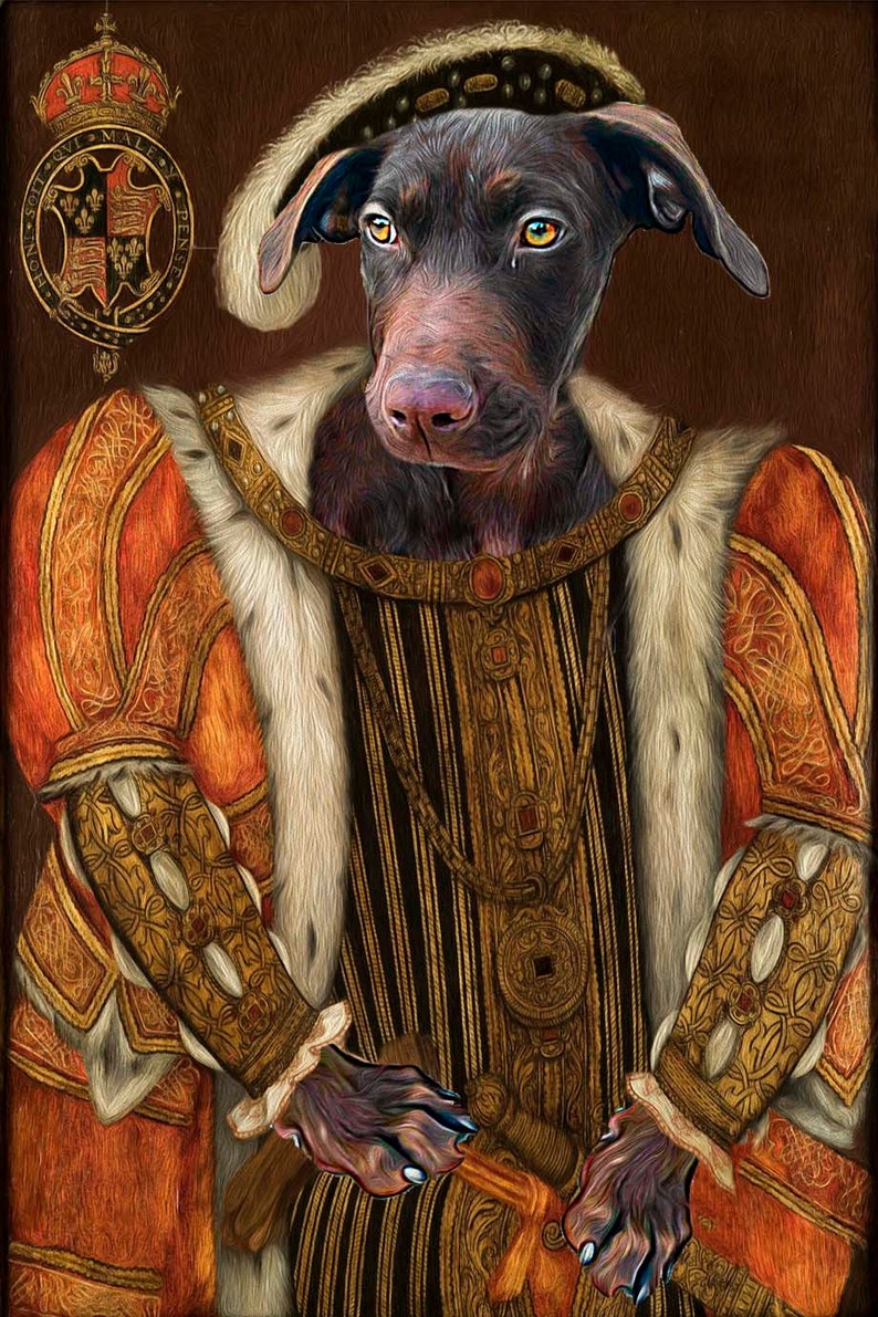 King Henry VIII - Custom Pet Portraits - Dog Portraits and Cat ...