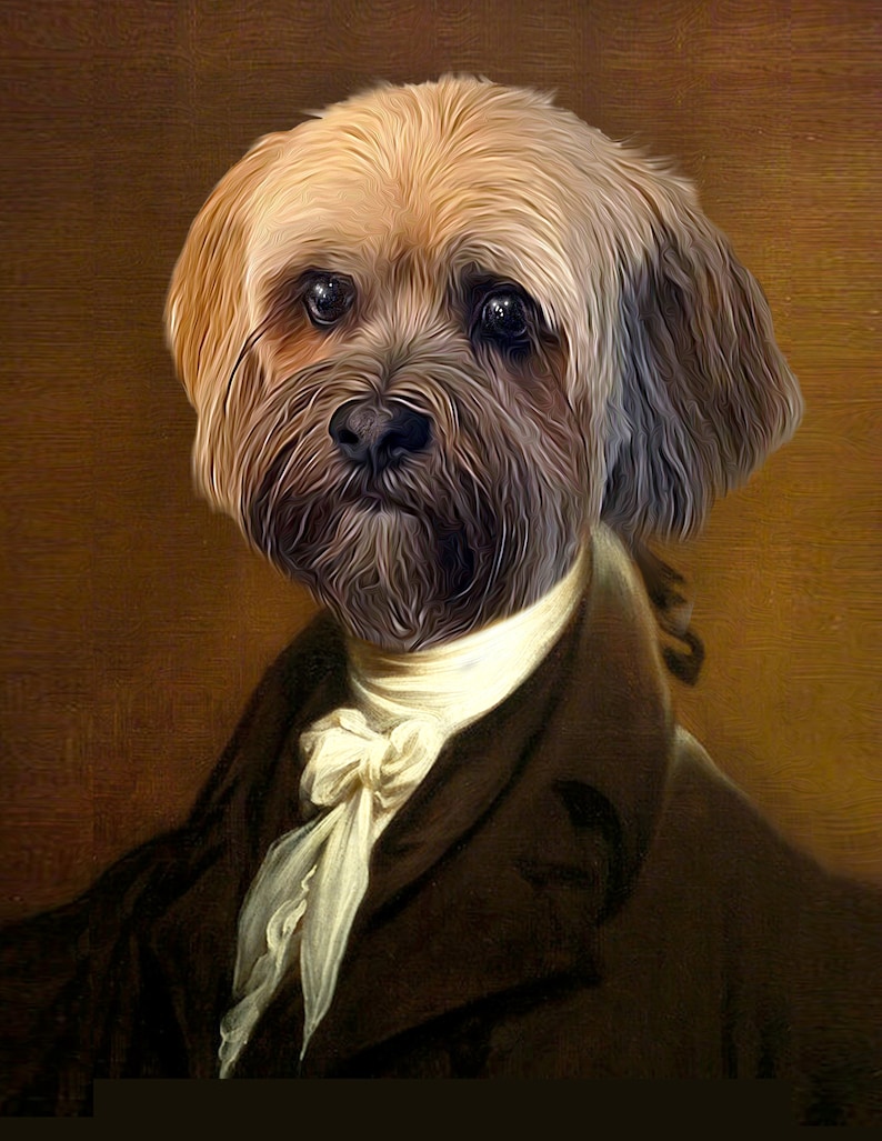 Alexander Hamilton - Pet Portrait - Custom Renaissance Pet Dog/cat ...