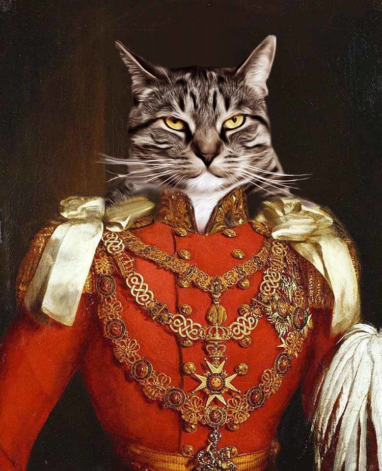 Prince Albert Custom Pet Portraits Dog Portraits and Cat | Etsy