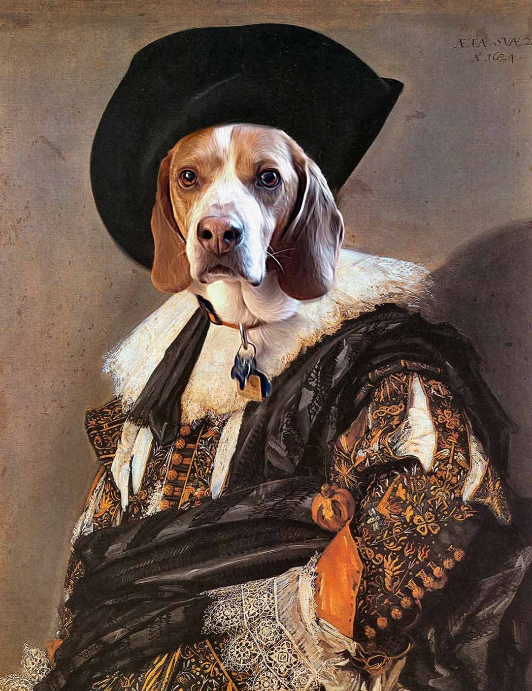 The Laughing Cavalier - Custom Renaissance Pet Portraits - Dog ...