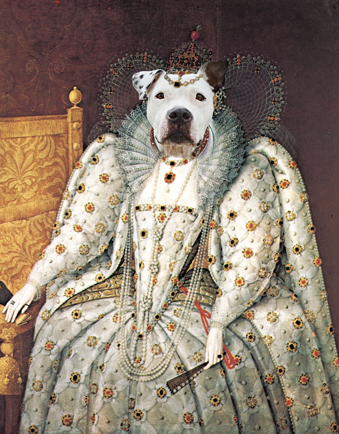Queen - Custom Pet Portraits - Digital Personalized Portrait Painting ...
