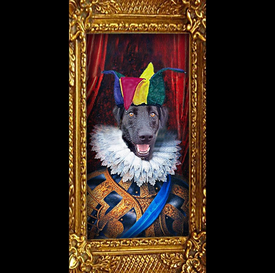Jester Custom Pet Portraits Dog Portraits and Cat | Etsy