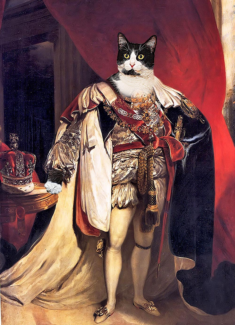 King George V - Custom Pet Portraits - Dog Portraits and Cat Portraits ...