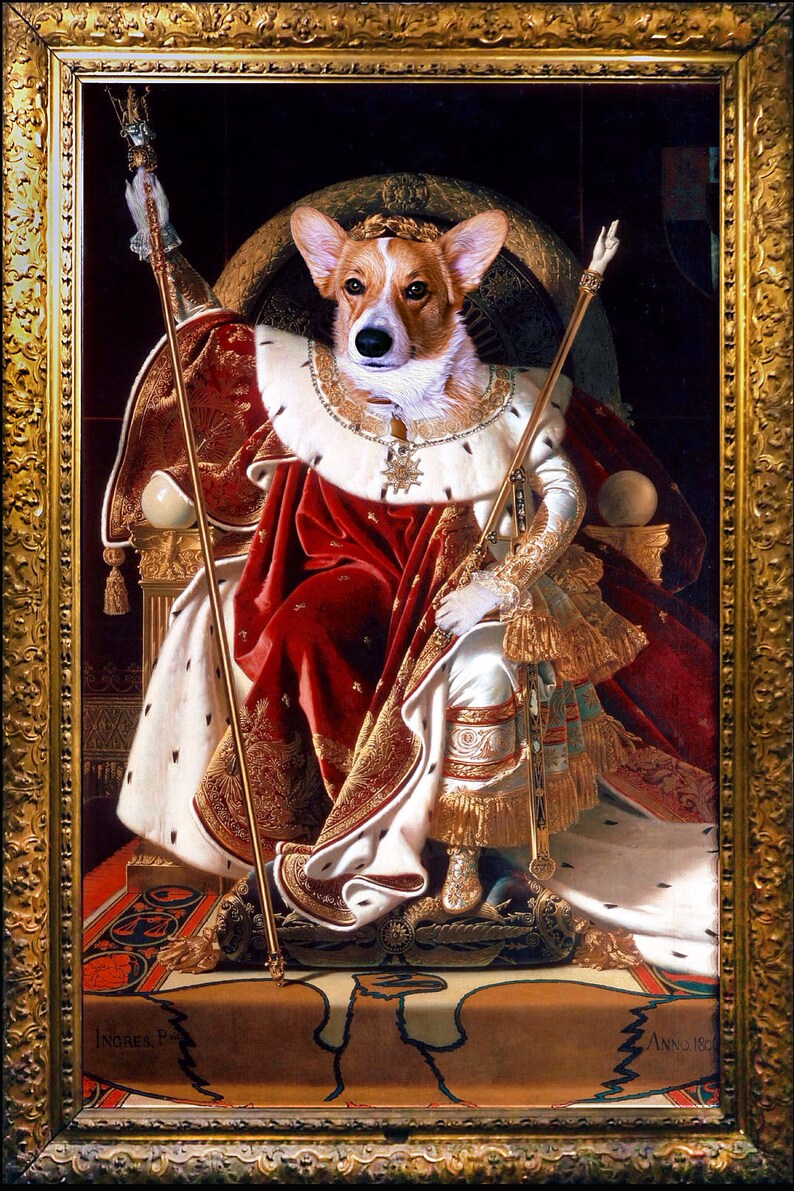 Napoléon Bonaparte Custom Pet Portraits Dog Portraits and - Etsy