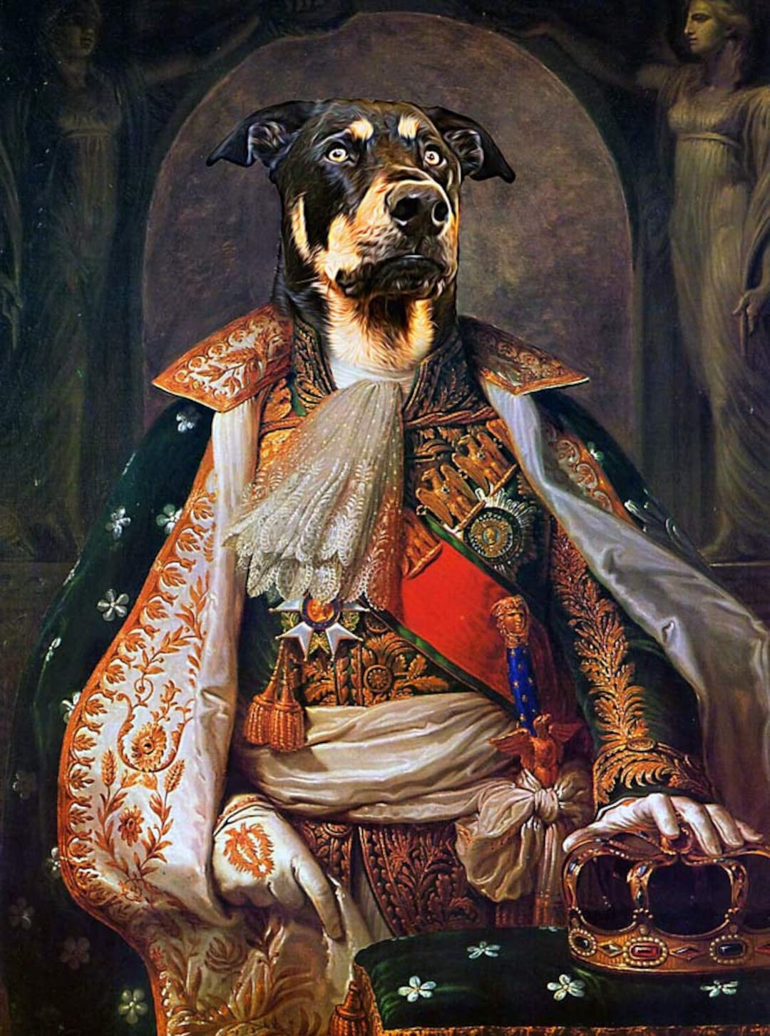 Napoléon Bonaparte - Custom Pet Portraits - Dog Portraits and Cat ...