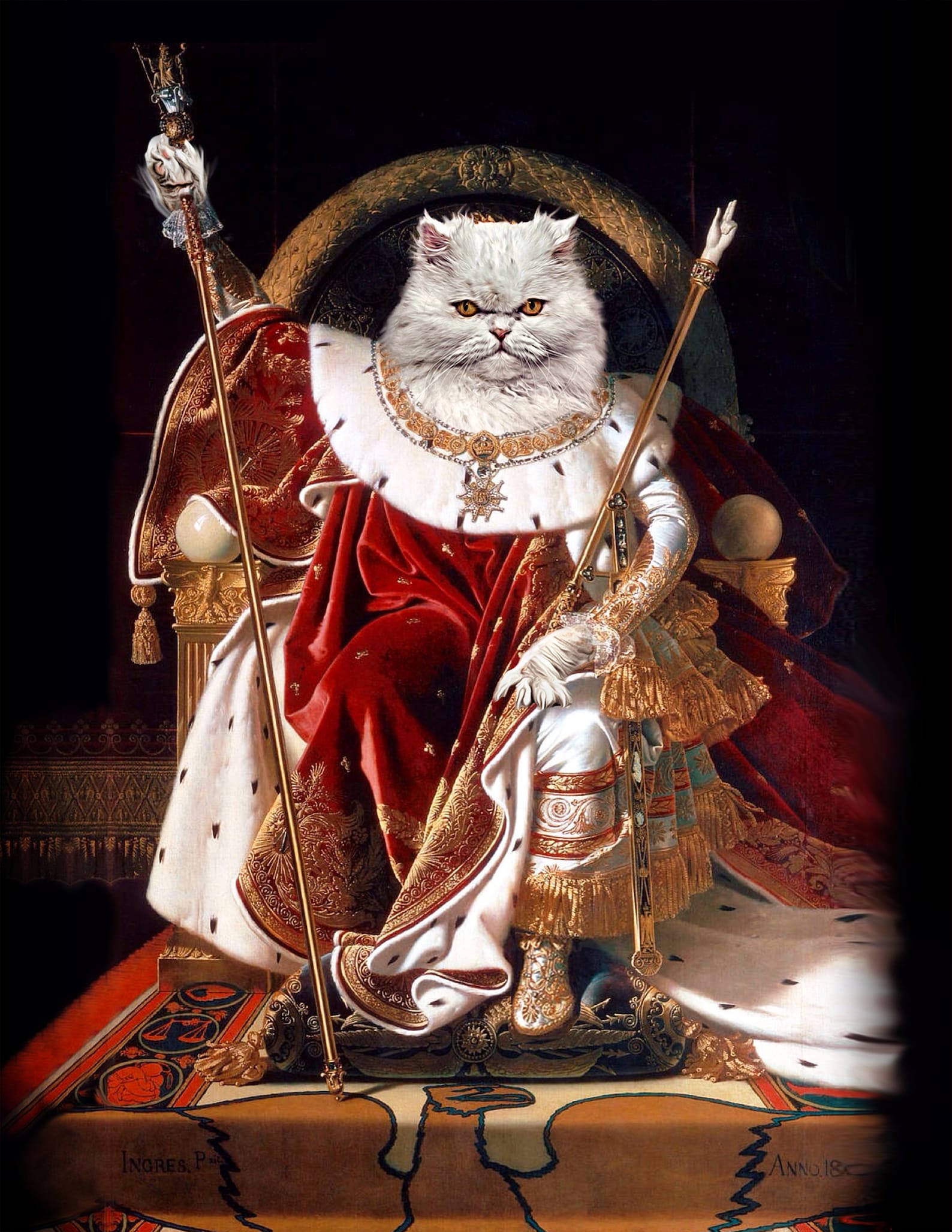 Napoléon Bonaparte Custom Pet Portraits Dog Portraits and | Etsy Canada