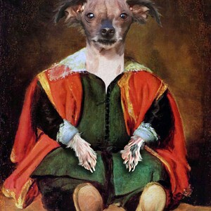 Velazquez Dwarf Jester - Custom Pet Portraits - Dog Portraits and Cat ...