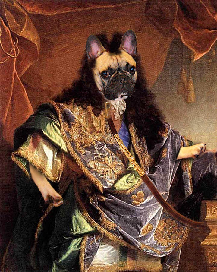 King Louis Custom Pet Portraits Dog Portraits and Cat - Etsy