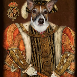 King Henry VIII - Custom Pet Portraits - Dog Portraits and Cat ...