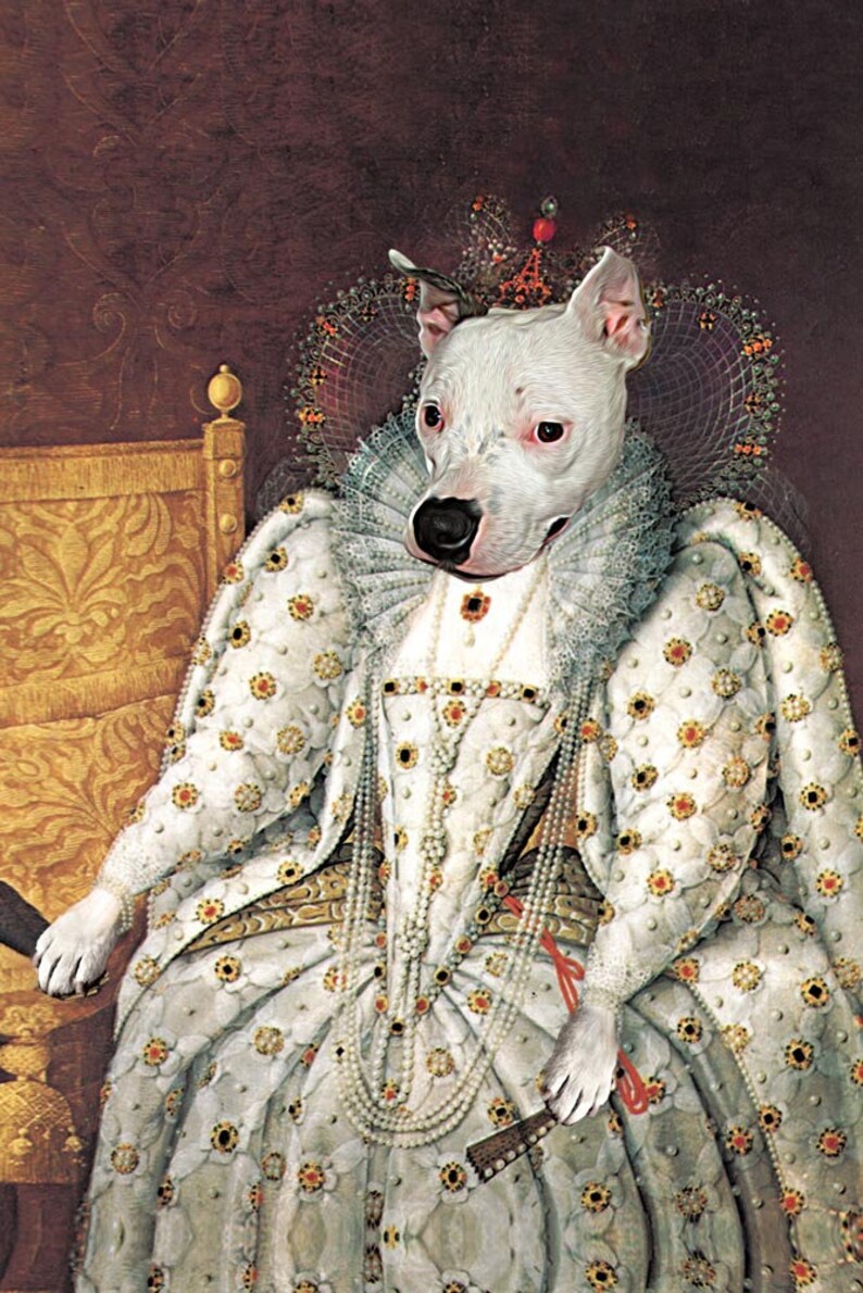 Queen - Custom Pet Portraits - Digital Personalized Portrait Painting ...