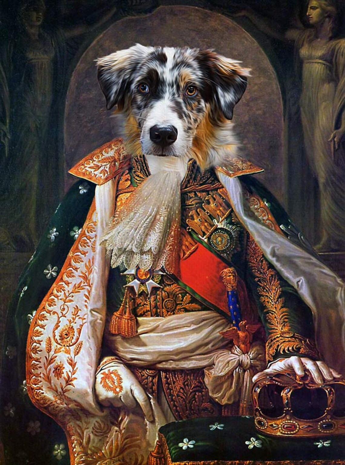 Napoléon Bonaparte Custom Pet Portraits Dog Portraits and | Etsy