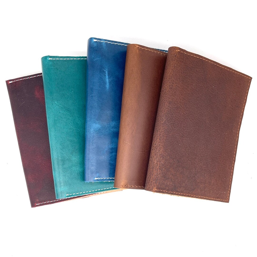 Leather Flip Top Notebook Cover Opens Horizontally - Etsy