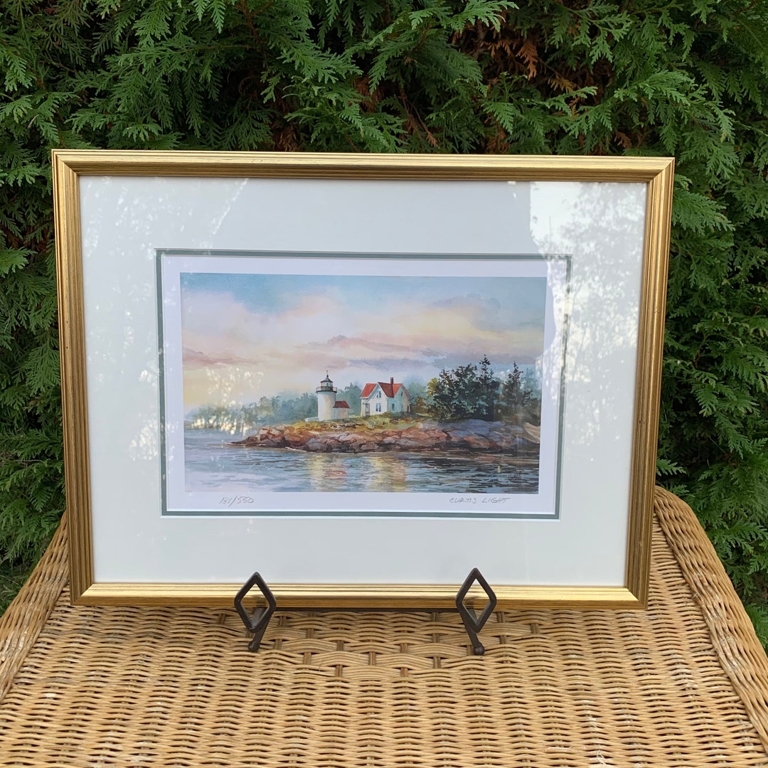 Vintage Watercolor Giclee Limited Edition Print by Carol Sebold curtis ...