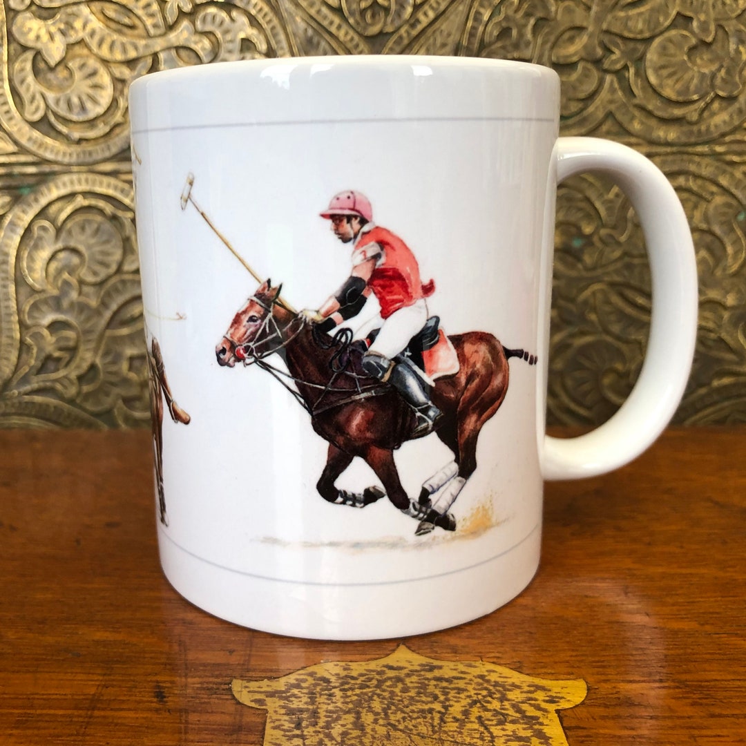 Polo Mug Includes Riding Off at the Gallop and Woman Polo - Etsy