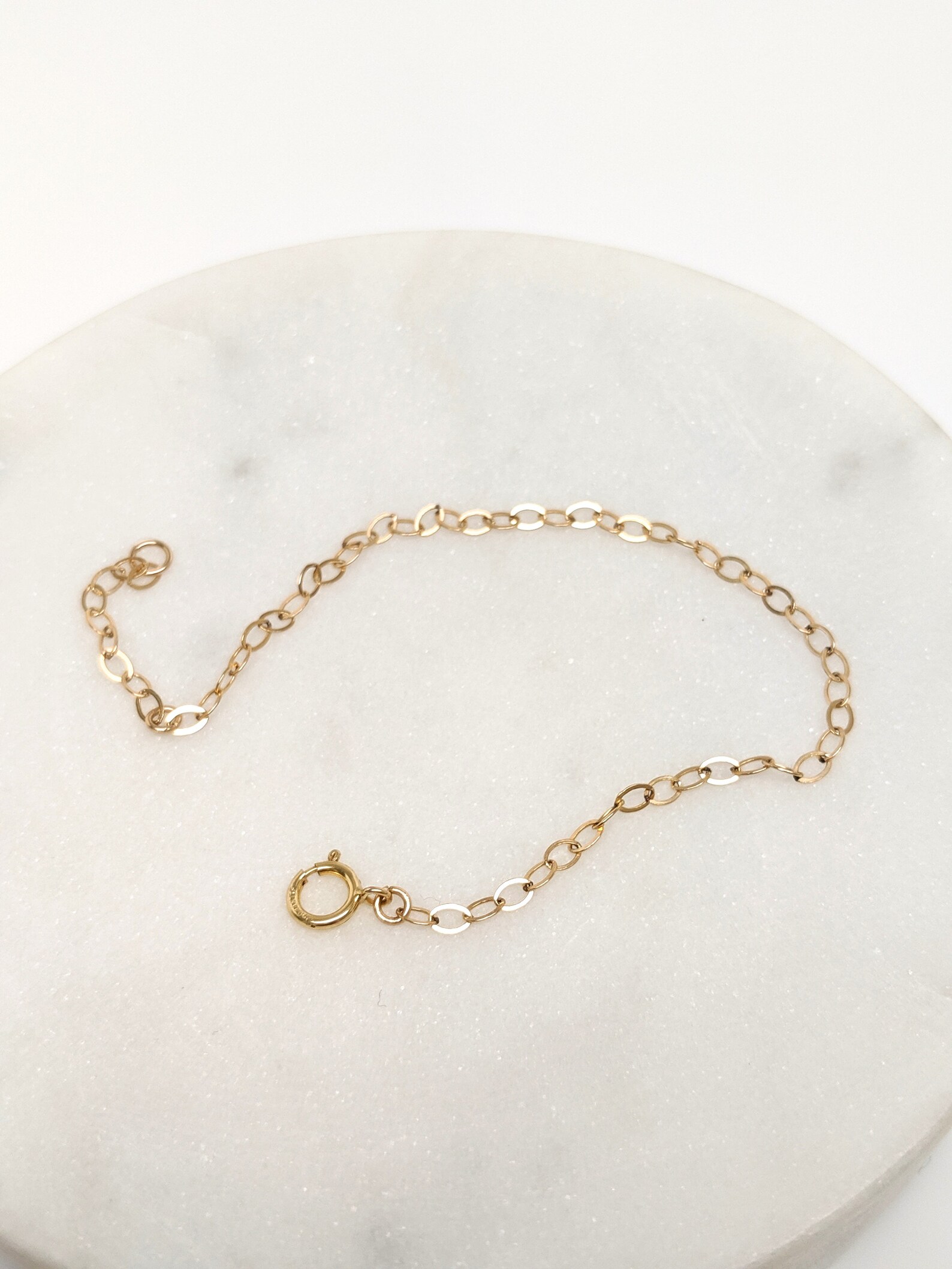 Dainty Chain Bracelet Thin Gold Chain Bracelet Bracelet for | Etsy