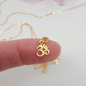 Om Necklace Ohm Necklace Yoga Jewelry Spiritual Prayer Charm Meditation ...