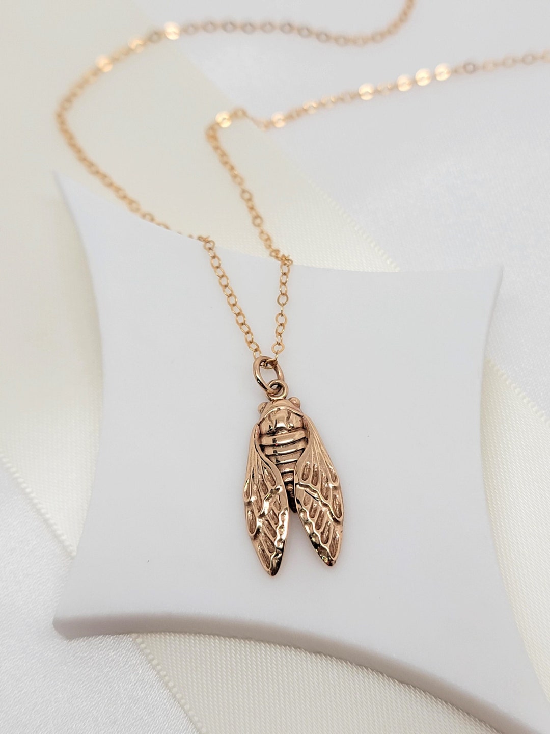 Cicada Necklace Insect Necklace Bug Necklace Nature Lover Inspired ...