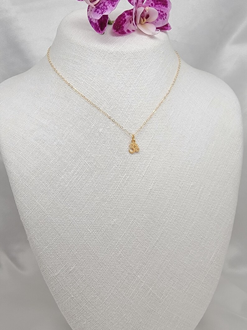 Om Necklace Ohm Necklace Yoga Jewelry Spiritual Prayer Charm Meditation ...
