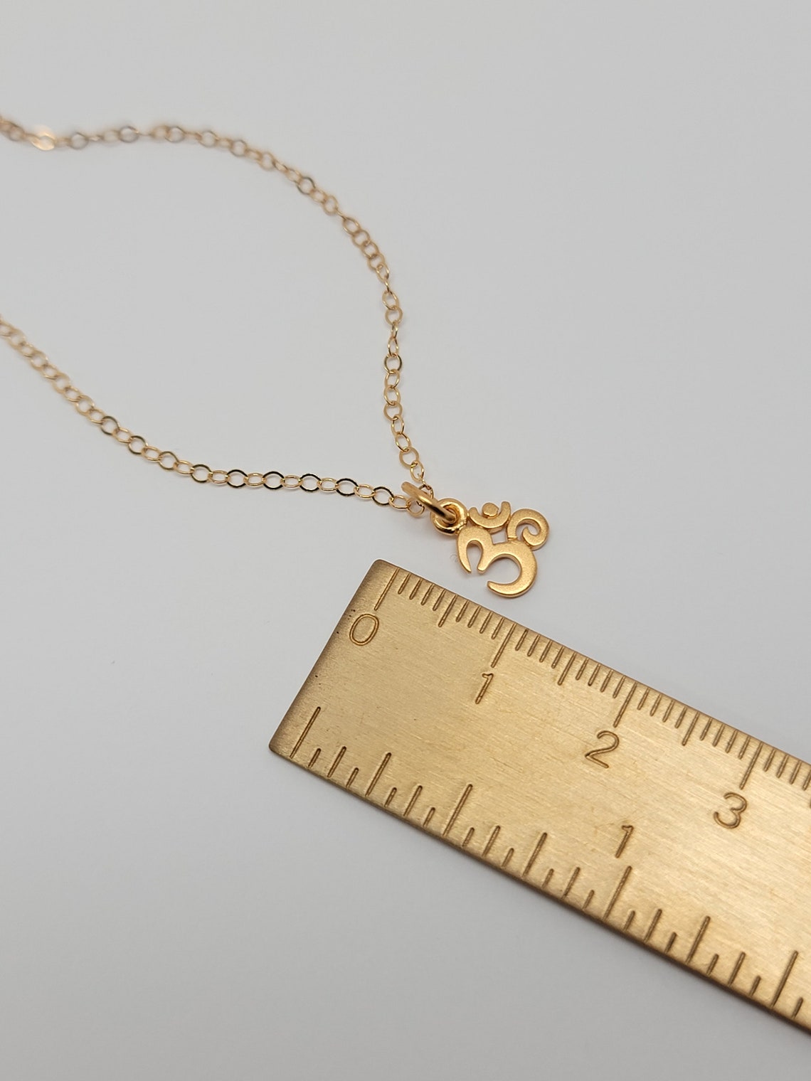 Om Necklace Ohm Necklace Yoga Jewelry Spiritual Prayer Charm Meditation ...