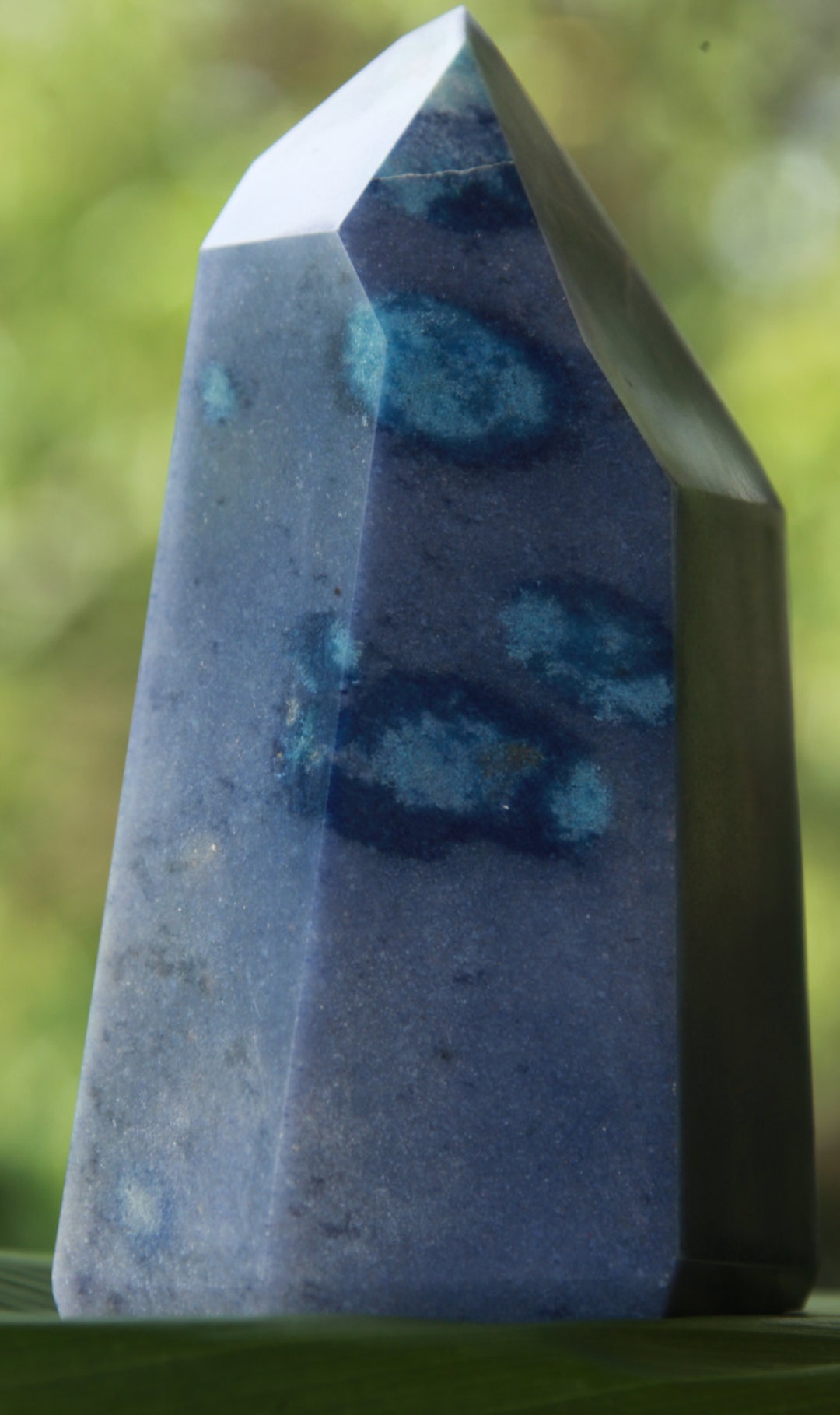 Trolleite and Lazulite in a Quartzite Matrix, Polished Point, Brazil ...