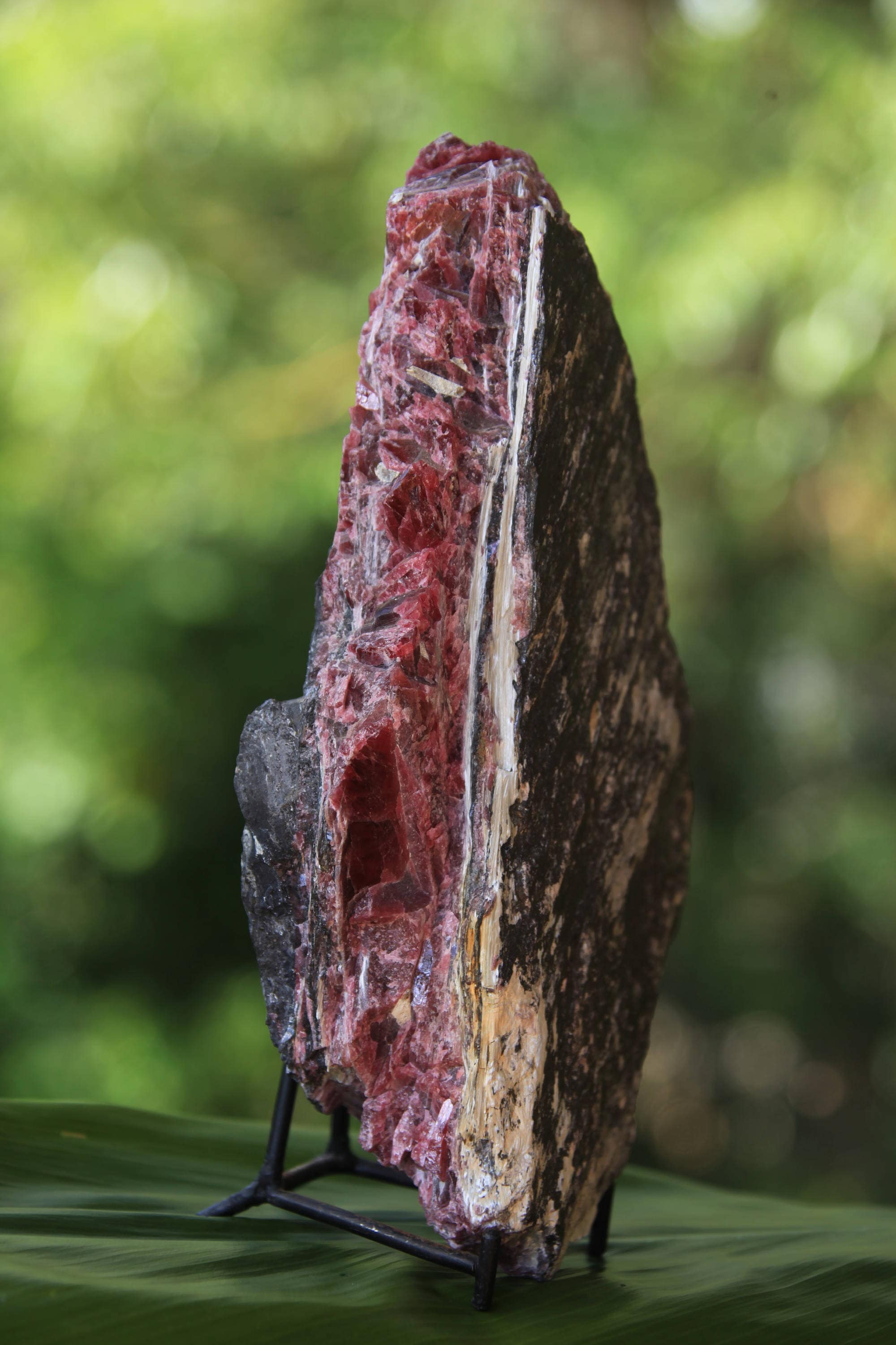 Large Gem Rhodonite With Cummingtonite Brazil Deep Red - Etsy Ireland