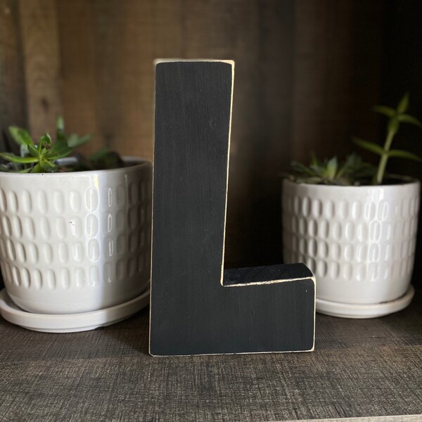 Chunky Wood Letters - Etsy